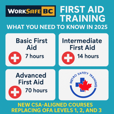 WorkSafeBC First Aid Training Updates 2025 | Metro Safety - Metro ...